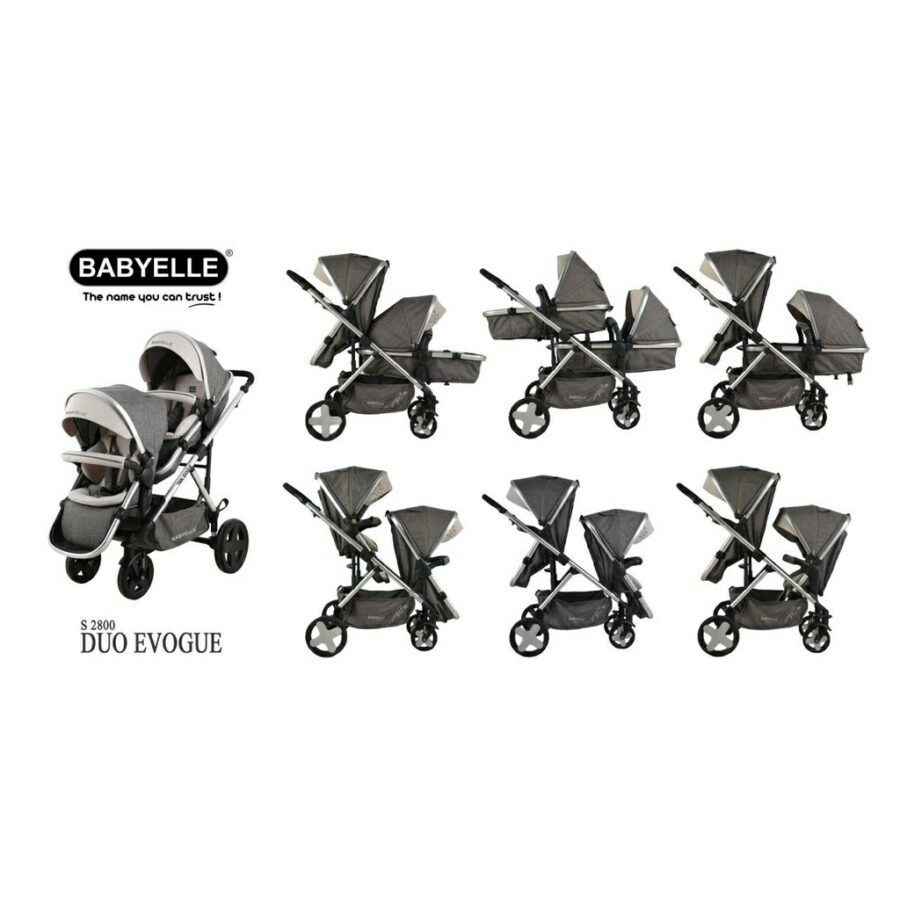 6 Rekomendasi Stroller Bayi Kembar, Praktis Digunakan!