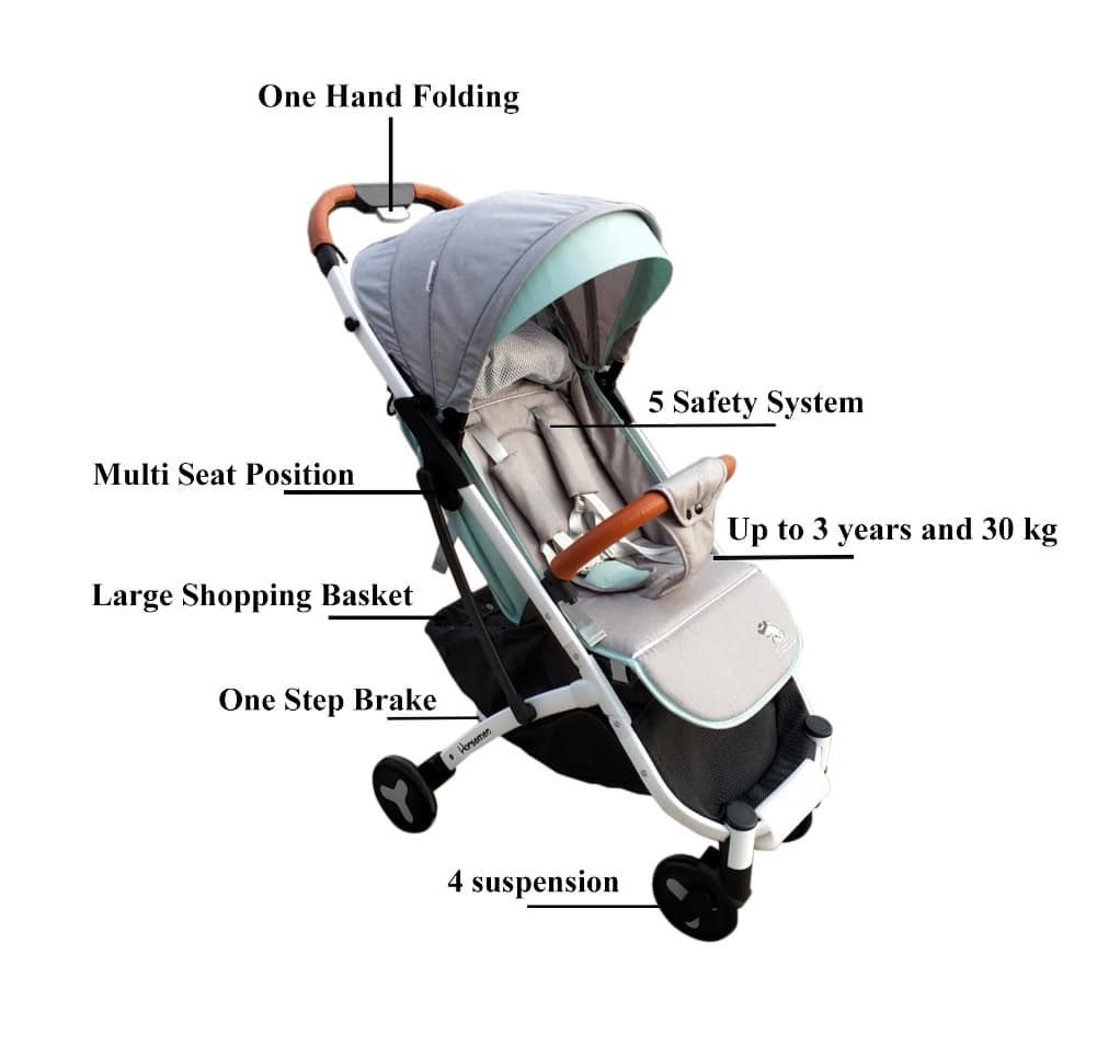 7 Rekomendasi Stroller Bayi Lipat, Cocok untuk Traveling!
