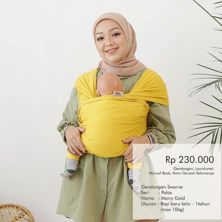 7 Gendongan Bayi Kain yang Nyaman Untuk Moms dan Si Kecil